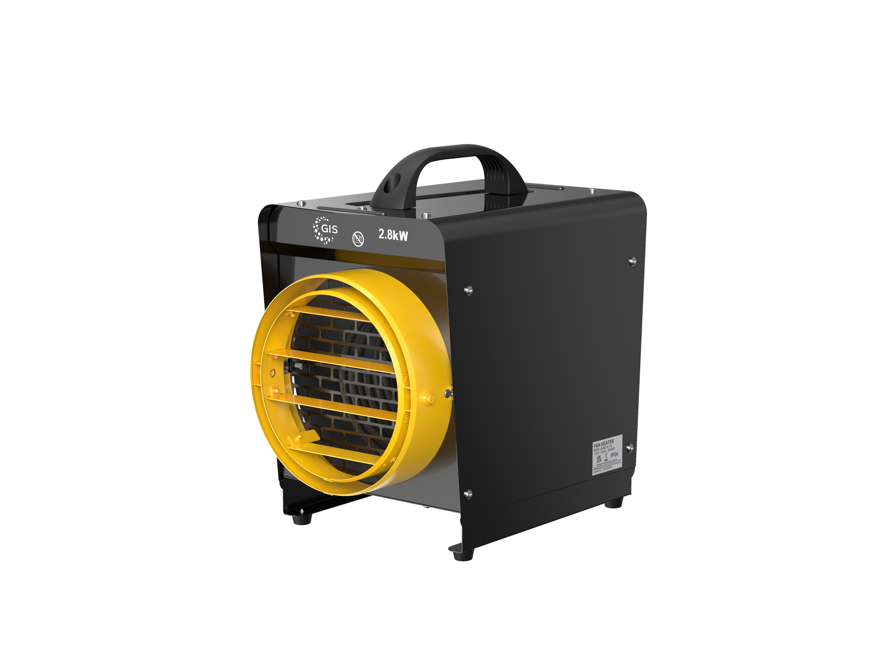 2.8kW Industrial Fan Heater in 110V – George's Industrial Services Ltd